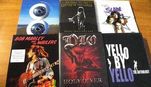 DVD YeLLo Santana Rainbow Sade Dio Pink Floyd