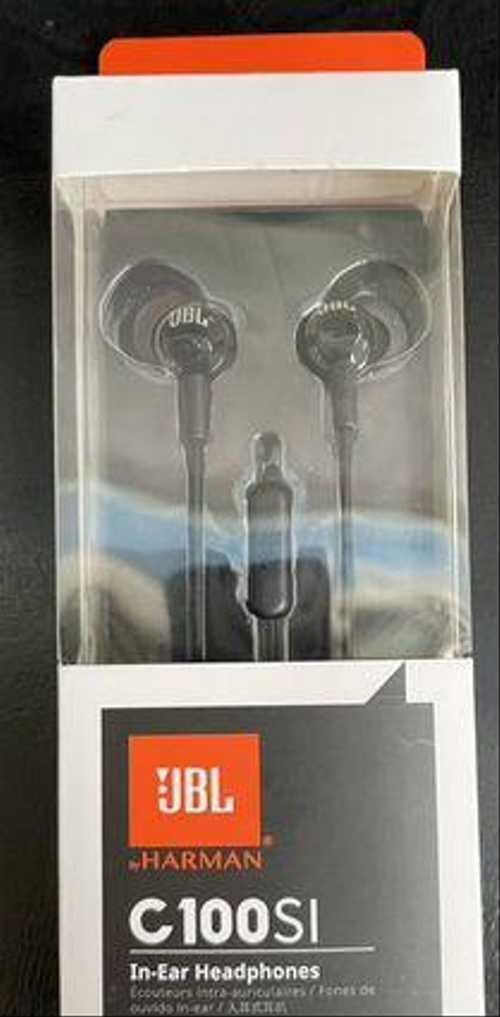 Наушники JBL C100 SI новые