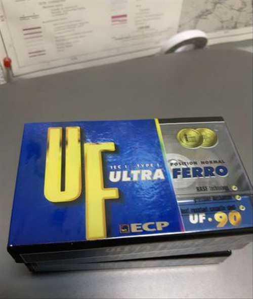 Аудио кассета ultra ferro UF 90 - ECP запечатана