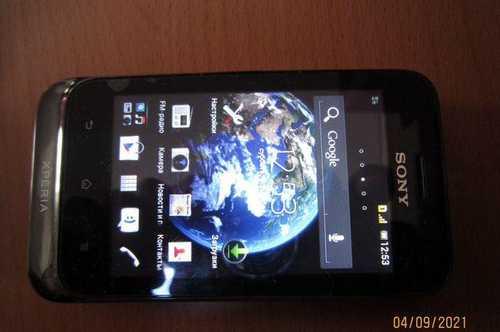 Минисмартфон sony Xperia tipo dual st21i2 комплект