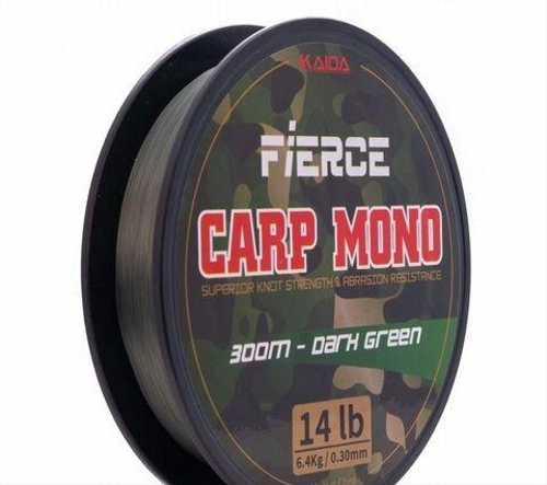 Леска Kaida Fierce Carp Mono 300m Dark Green