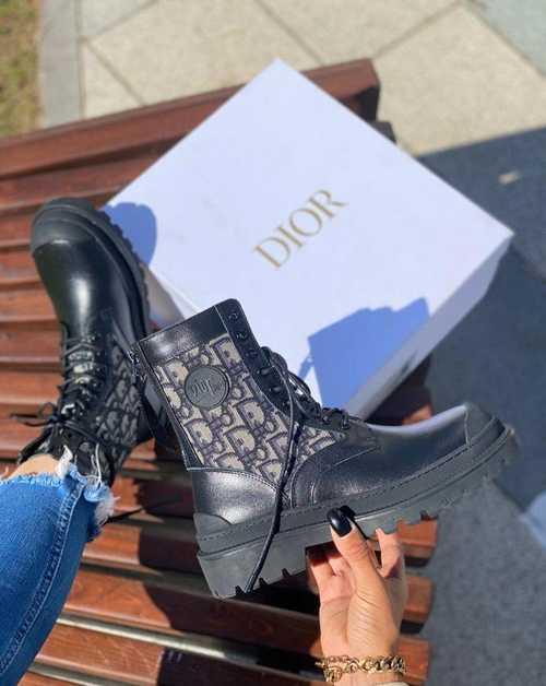 Кожаные ботинки Dior