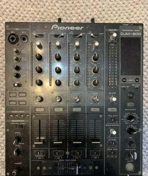4-канальный цифровой микшер pioneer DJM-800