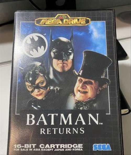 Batman Returns Mega Drive fullpack с плакатом
