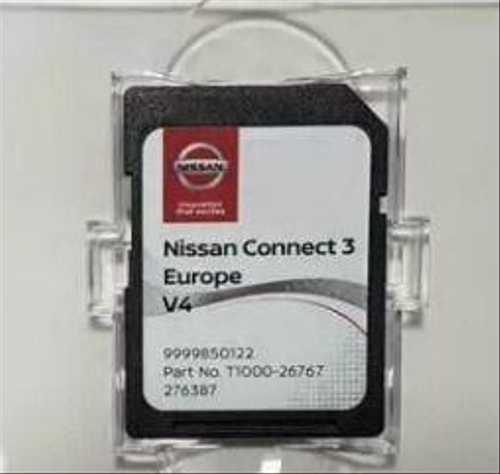 Карты Nissan Connect 3 - Европа 2020