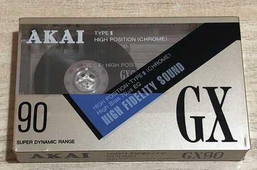 Аудиокассета Akai GX 90 тип 2 хром