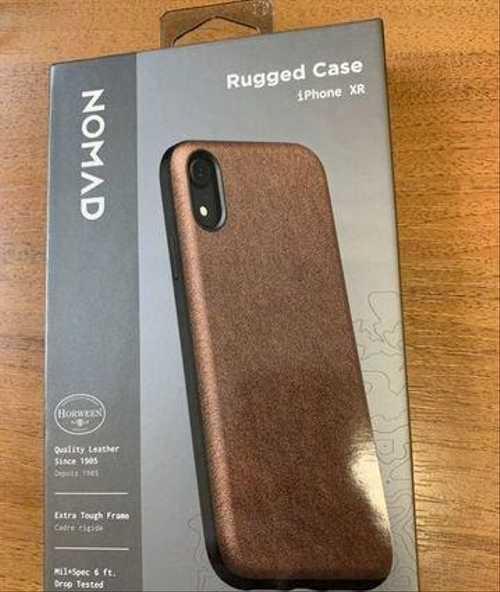 Кожаный чехол nomad iPhone xr