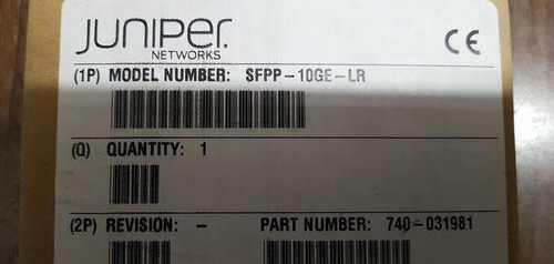 Juniper sfpp-10GE-LR