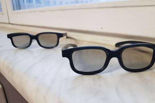 Стереоскопические 3D очки (2шт)