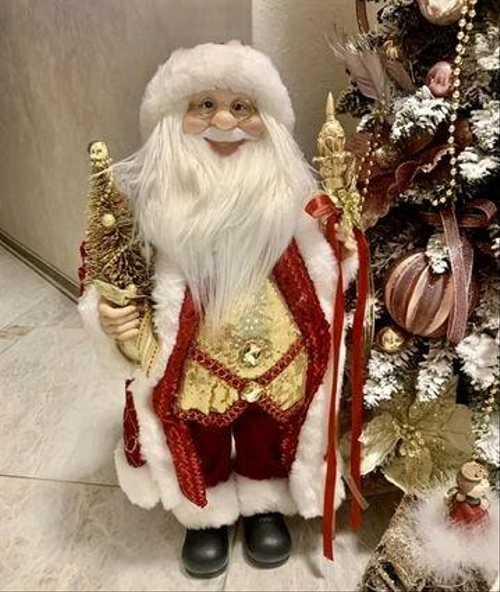 Санта Клаус Дед Мороз новогодний декор 60 см