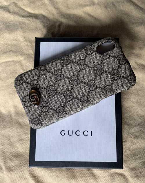 Чехол на айфон Gucci (б/у оригинал)