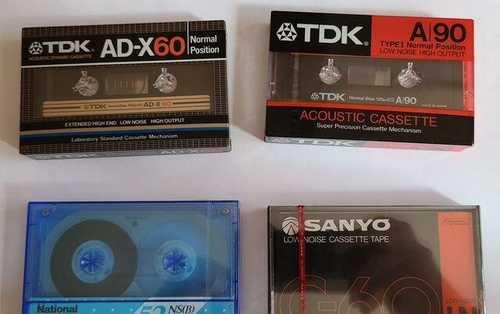 Аудиокассеты TDK, National, Sanyo