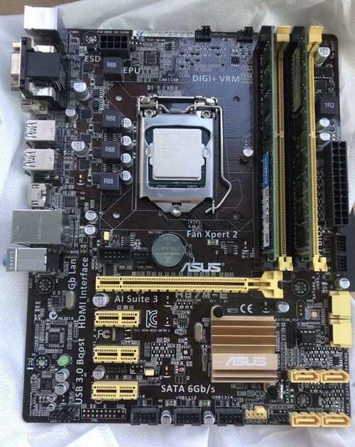 I5 4570+ Asus h87m-e+ 12 гб оперативки(ddr3 1600)