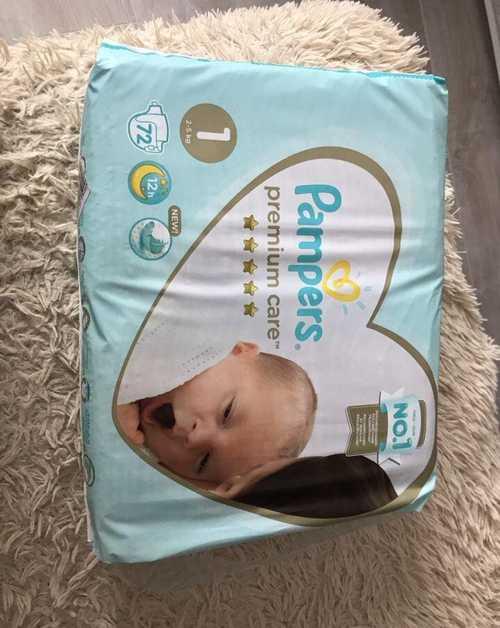 Подгузники Pampers premium care