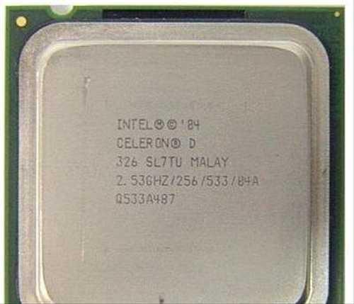Процессоры Intel Celeron D 326 331 430 s775