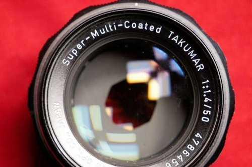 Super-Multi-Coated Takumar 50 mm f1.4 суперполтос