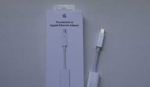 Адаптер Apple Thunderbolt to Gigabit Ethernet