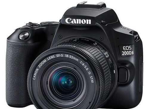 Фотоаппарат Canon EOS 200D Mark II Kit 18-55mm IS