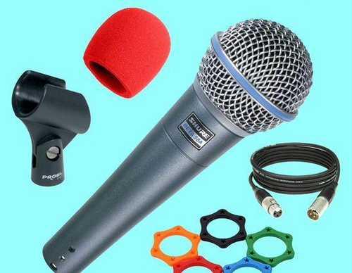 Микрофоны: Shure, AKG радио, аксессуары