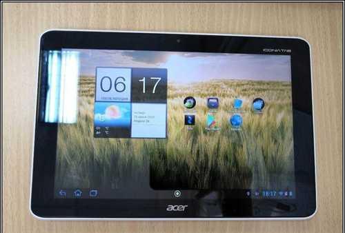 Планшет Acer A210 10 дюймов 4ядpa HD Экран IPS