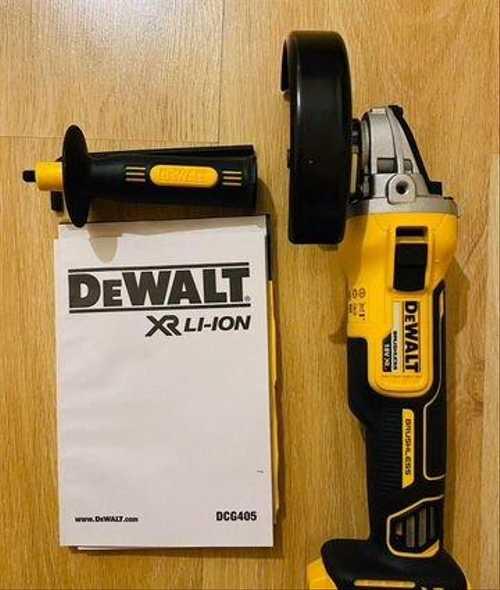 Аккумуляторная болгарка dewalt DCG 405 N бесщеточн