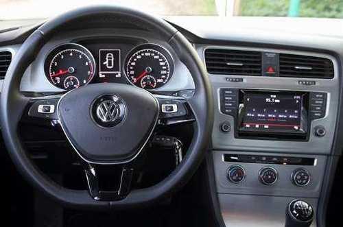 Дефлекторы обдува и центральная рамка VW golf 7