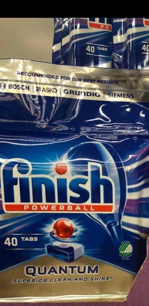 Таблетки Finish для посудомоечных машин из Финлянд