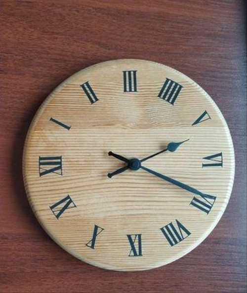 Часы деревянные настенные Икеа