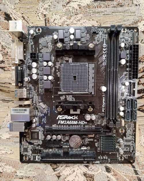 AsRock FM2A68M-HD+ FM2+ 2xDDR3