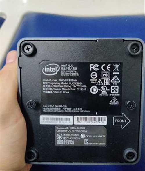 Платформа Intel NUC Kit (NUC7i3BNH)