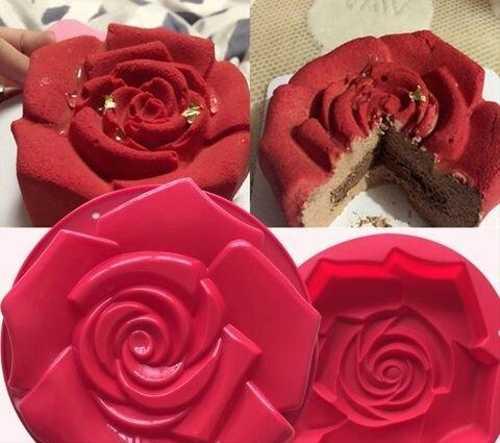 Форма силиконовая Большая Роза