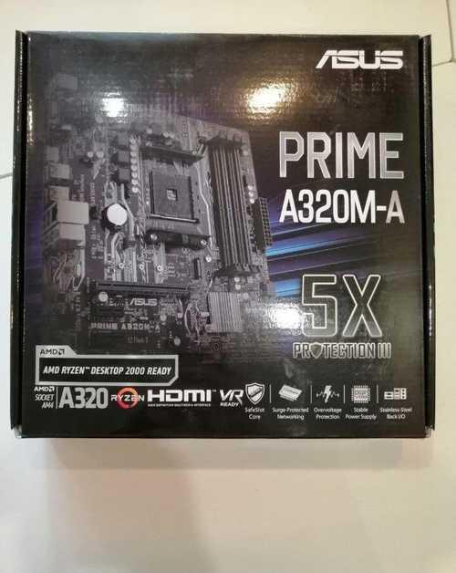 Материнская плата Asus prime a320m-a