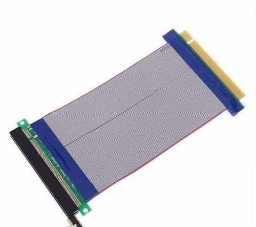 Райзер PCI-e x16 x16 на шлейфе гибкий