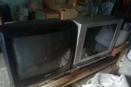 Телевизоры LG flatron CT-21Q41KE, philips
