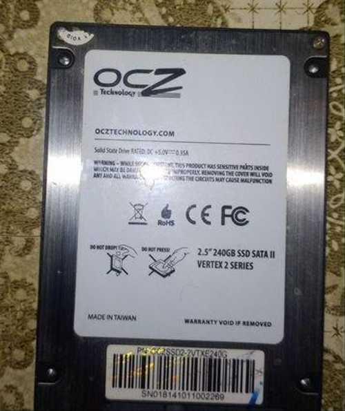 Жесткий диск ssd OCZ Vertex 2 240Gb