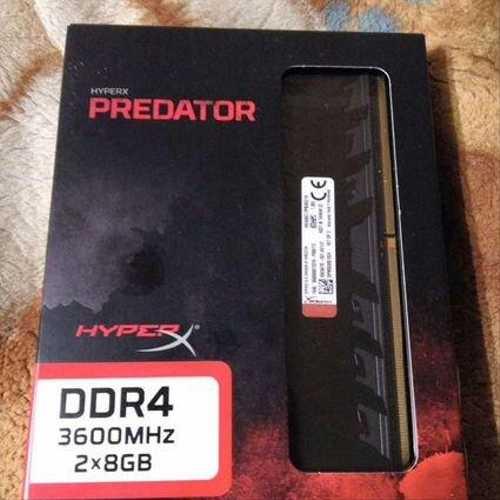 Kingston HyperX Predator 3600мгц (2x8 KIT)
