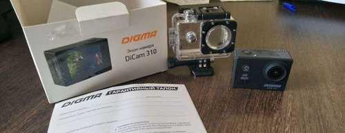 Экшн камера digma DiCam310