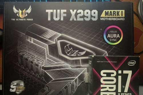 Intel core i7-7800X и asus TUF X299 mark 1