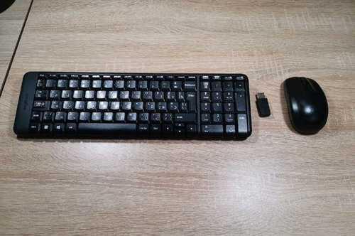 Беспроводная Клавиатура + Мышь Logitech k220