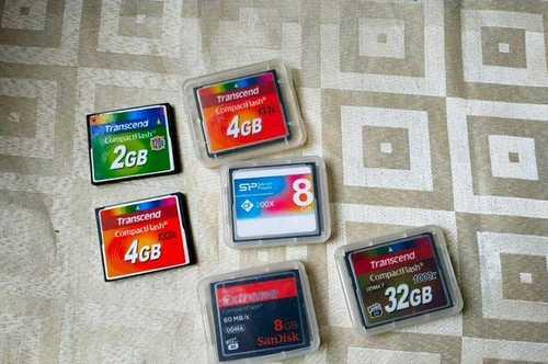 Карты памяти compactflash для canon 5d mark i ii