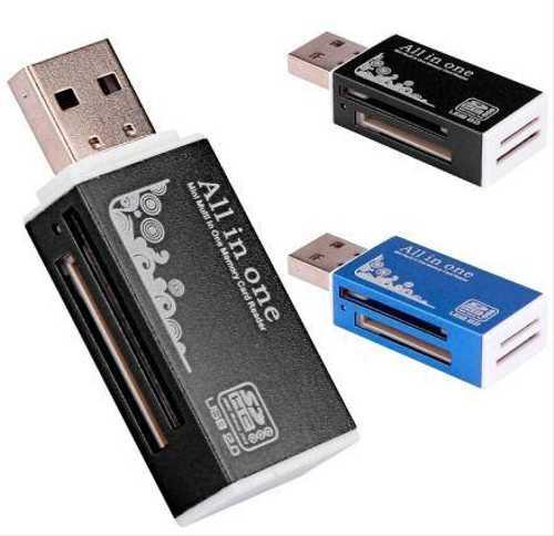 SY-596 Card Reader картридер 4 в 1