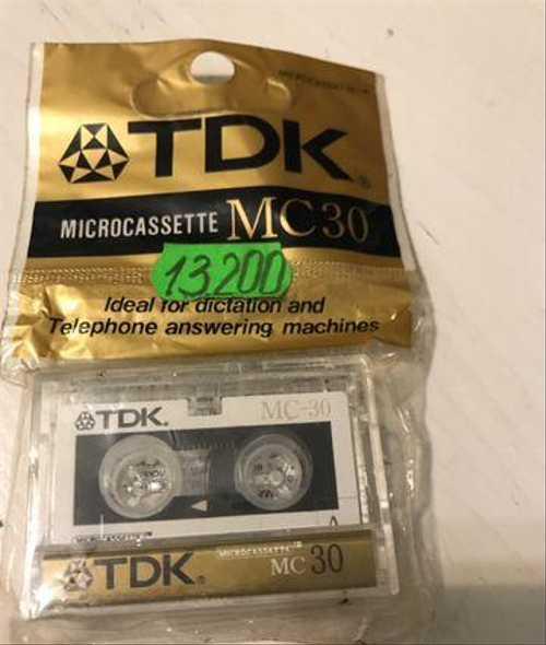 Аудиокассета TDK Microcassette MC 30