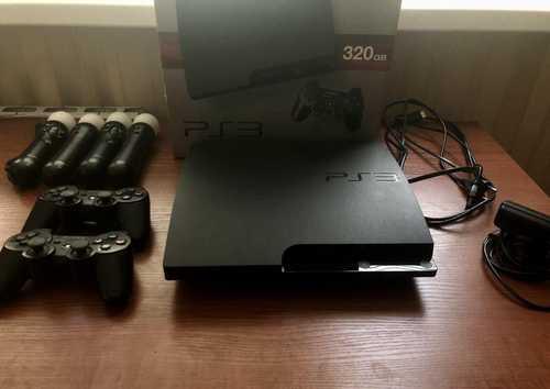 PS 3, 320 GB, игровая приставка
