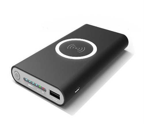 Qi-Compatible (10000mah) внешний аккумулятор с бес