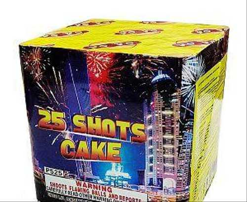 Салют "25 Shots Cake" 0.8 х 25 залпов
