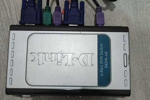 D-link KVM 4 порта