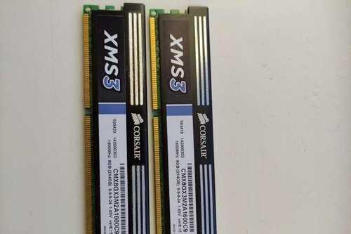 Оперативная память Corsair XMS3 DDR3 8Gb (2x4Gb)