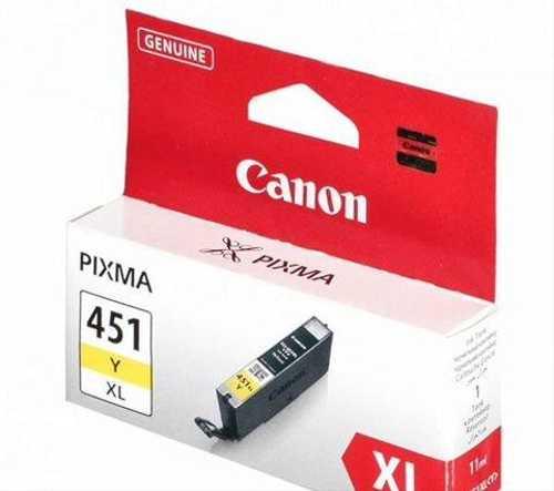 CLI-451Y XL (6475B001) Картридж canon оригинальный