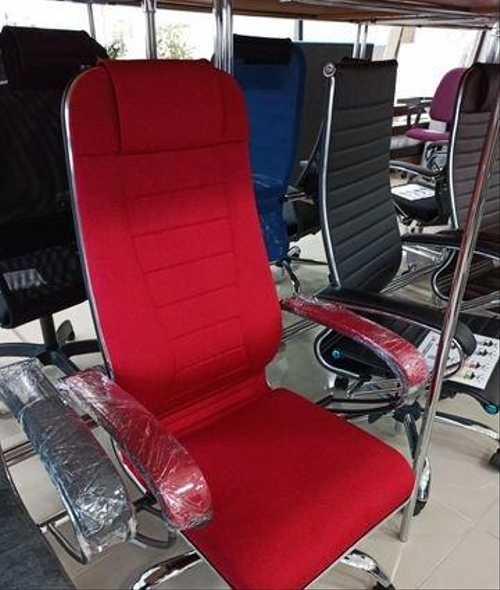 Кресло Метта Пилот F 1m рогожка красный