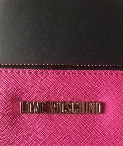 Кошелёк клатч love moschino